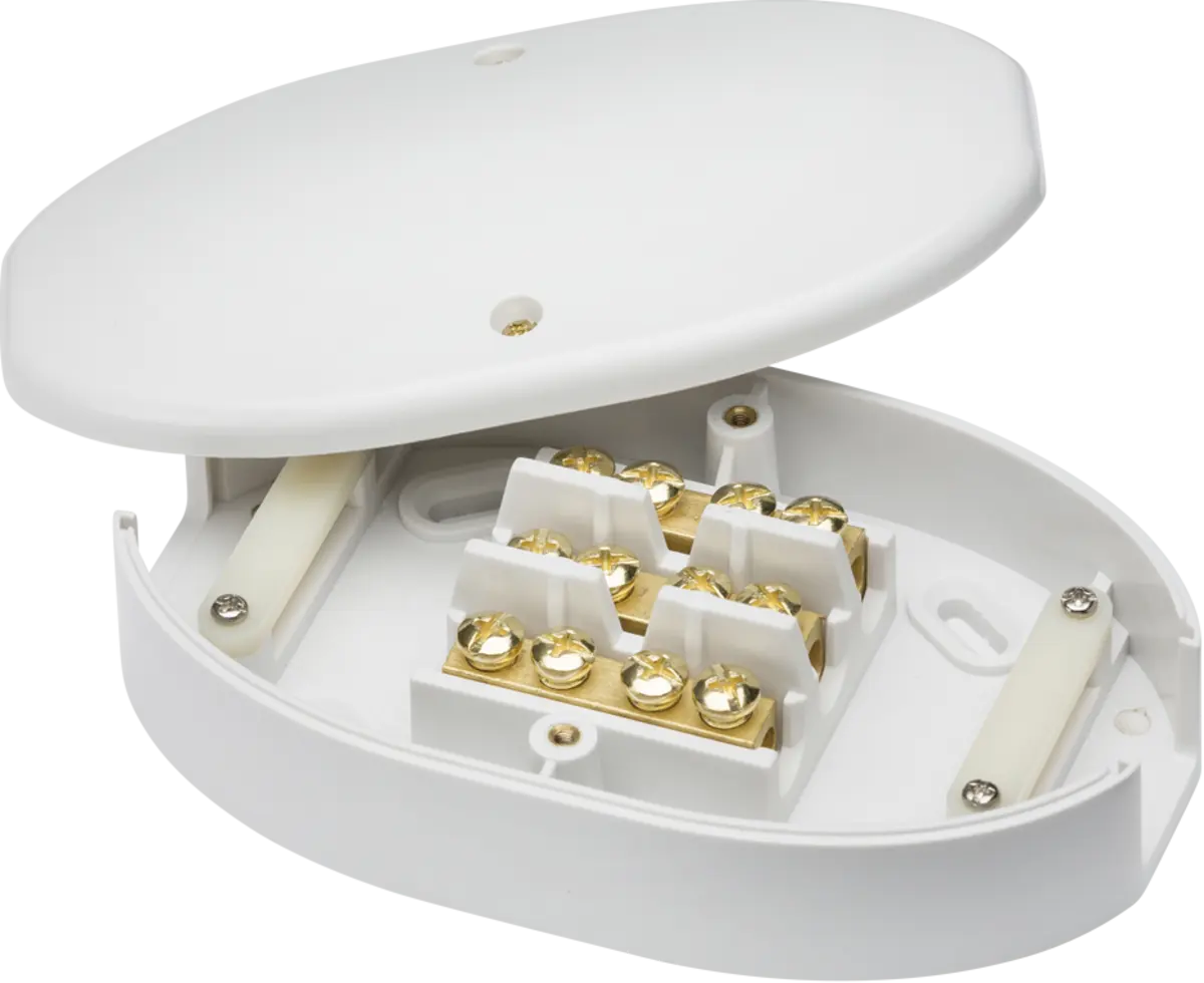 Knightsbridge 60A 3-Terminal Junction Box – Heavy Duty Electrical Connector