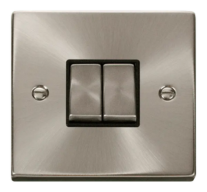 Double Light Switch | 2 Gang Light Switch - ACAS Electrical