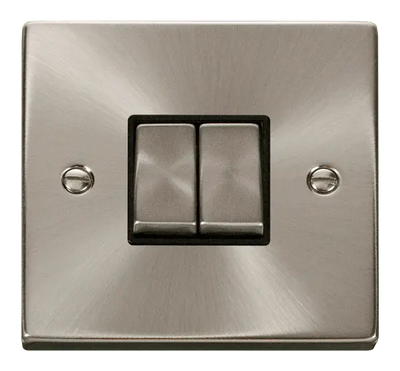 Double Light Switch | 2 Gang Light Switch - ACAS Electrical
