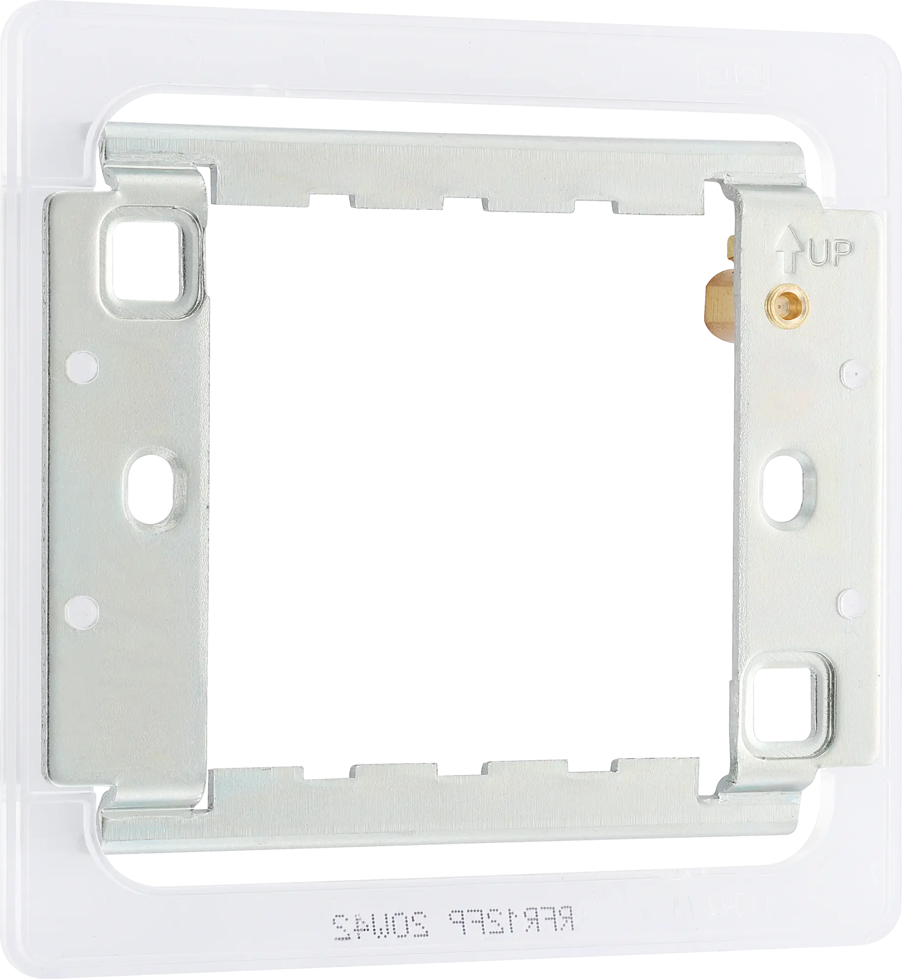 BG RFR12FP Screwless 1 & 2 Gang Grid Yoke Mounting Frame