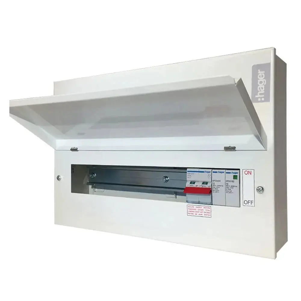 Hager Consumer Unit with RCBO and Surge Protection