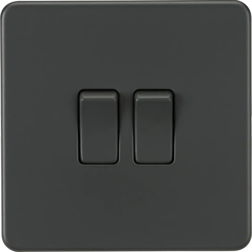 Double Light Switch | 2 Gang Light Switch - ACAS Electrical