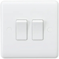 Double Light Switch | 2 Gang Light Switch - ACAS Electrical